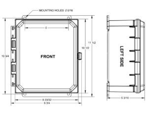 WattNode Meter Enclosure - Info - Continental Control Systems, LLC